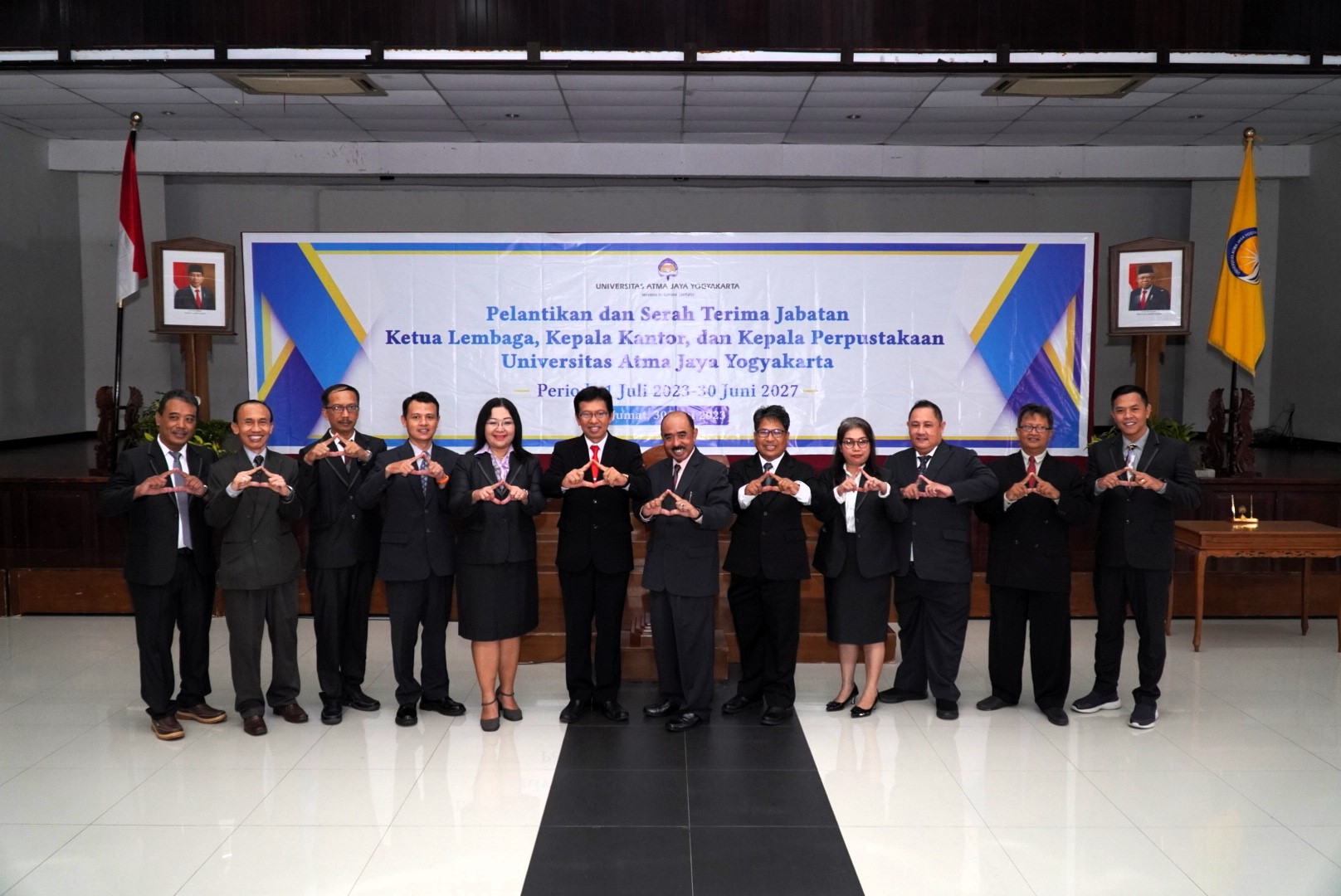Rektor UAJY Lantik Ketua Lembaga, Kepala Kantor, dan Kepala ...